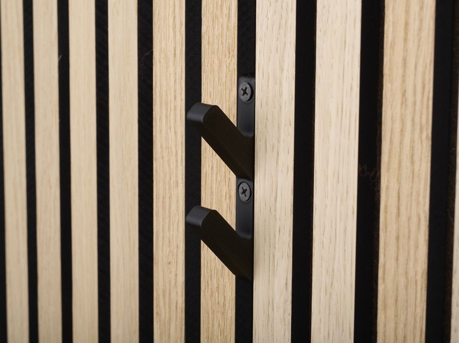 3D krog - Sort - 2 stk. til akustikpaneler - Køb dem her