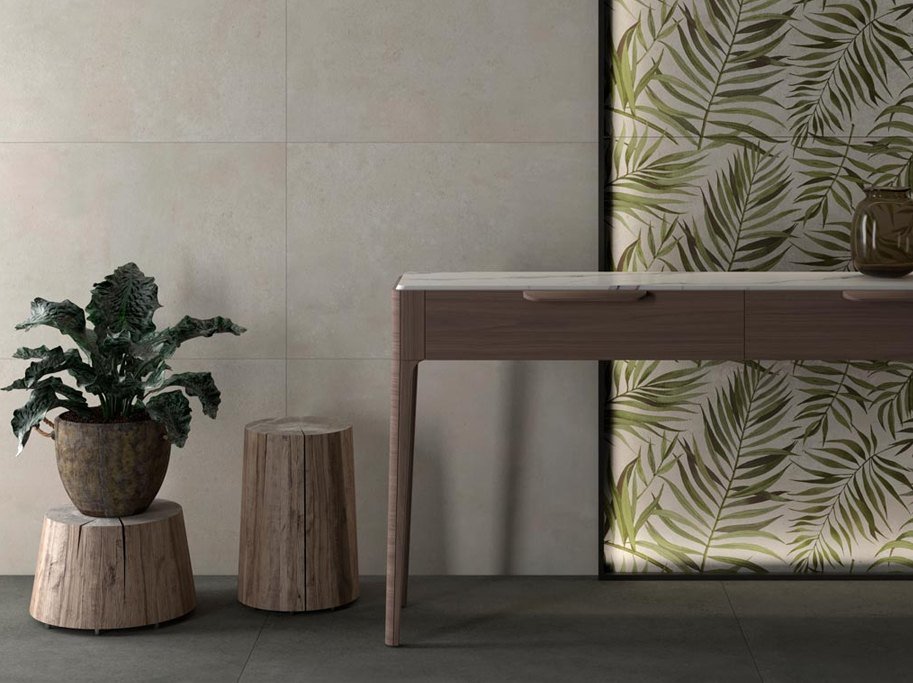 Integra Graphite - Mørkegrå flis med et naturlig betonglook